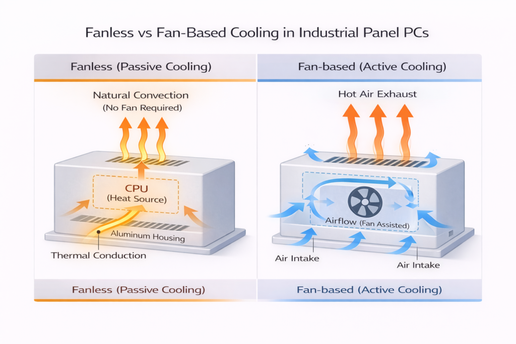 Fanless vs Fan Industrial PC Thermal Design Guide
