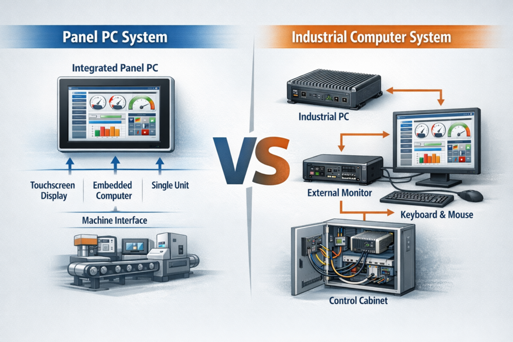 Panel PC vs Industrial Computer: Architecture Differences